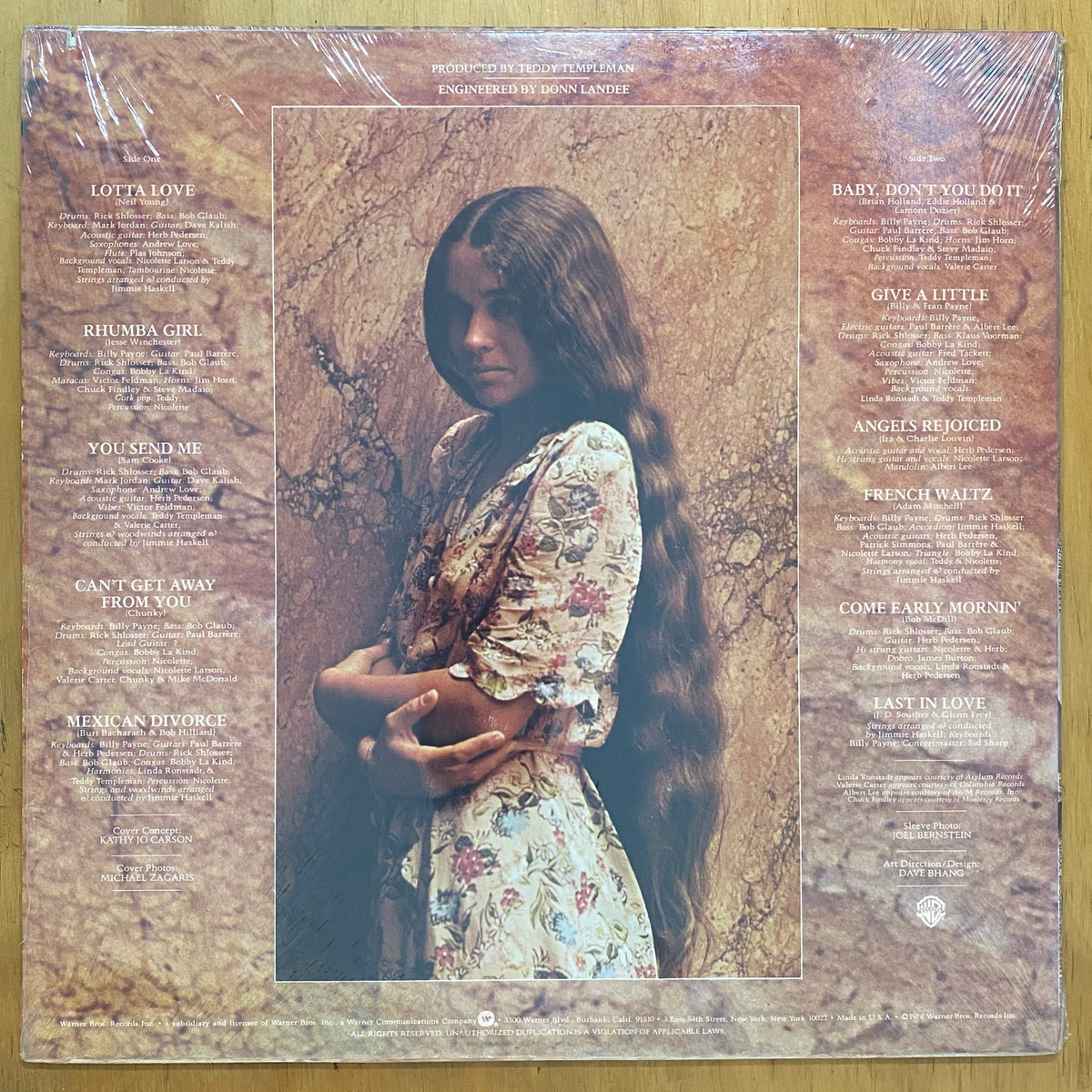 Nicolette Larson Nicolette 1978 Warner Bros. Records – BSK 3243 – 3D ...