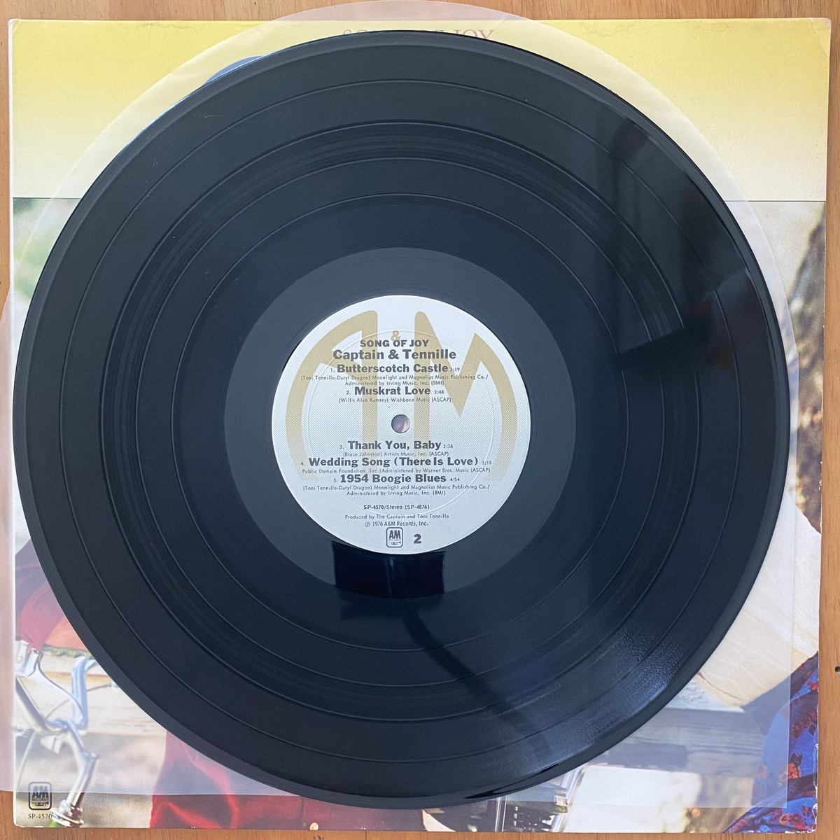 Captain & Tennille Song Of Joy 1976 A&M Records – SP-4570 – 3D Records