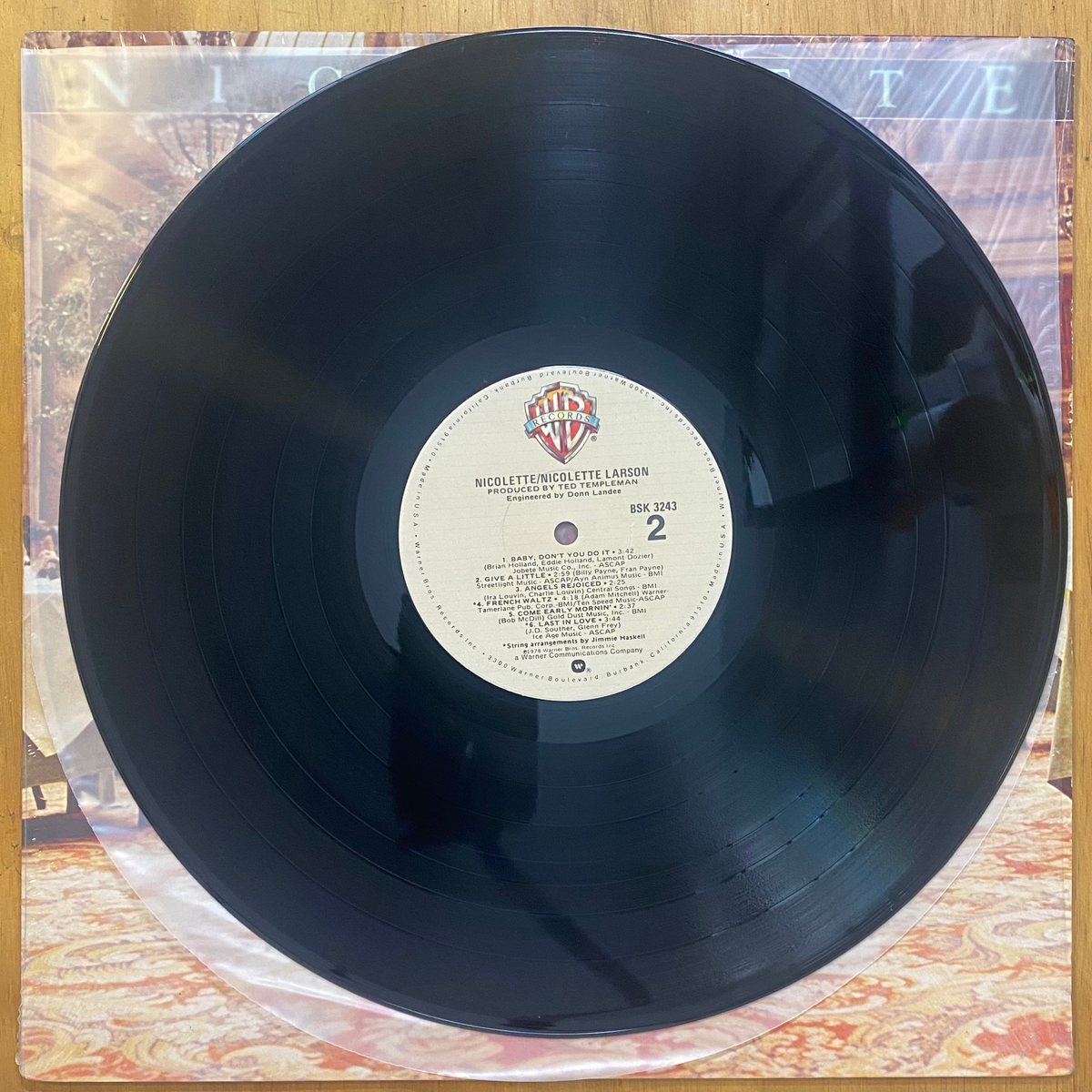 Nicolette Larson Nicolette 1978 Warner Bros. Records – BSK 3243 – 3D ...